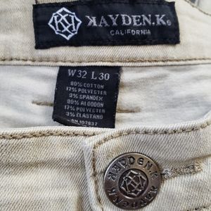 Kayden K | Jeans | Kayden K Beige Jeans 323 | Poshmark